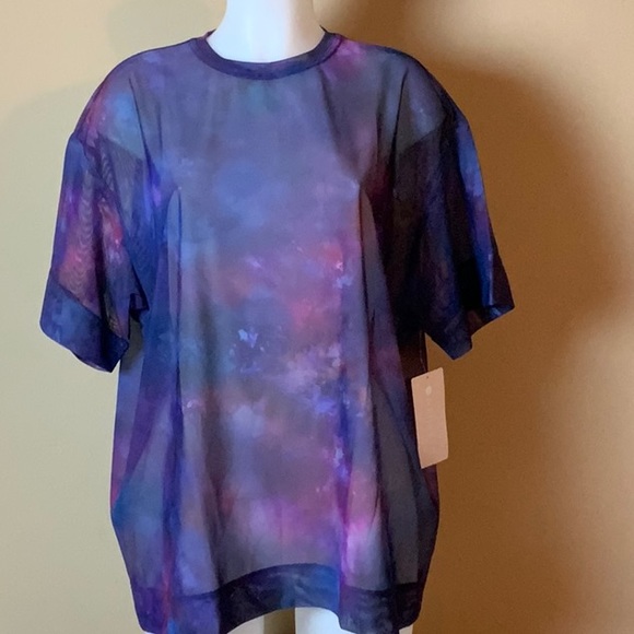 Athleta | Tops | Athleta Mesh Oversized Tee | Poshmark